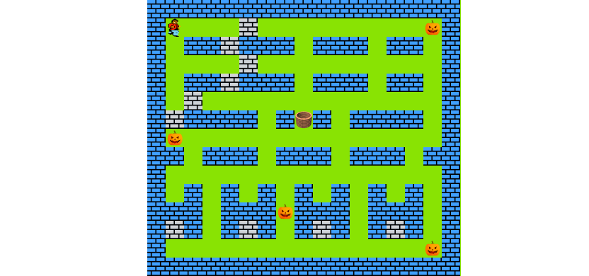 【BOMBER-DX/ボンバーDX 練習005】ボンバーマンのようなブラウザゲーム（無料・スマホ対応）